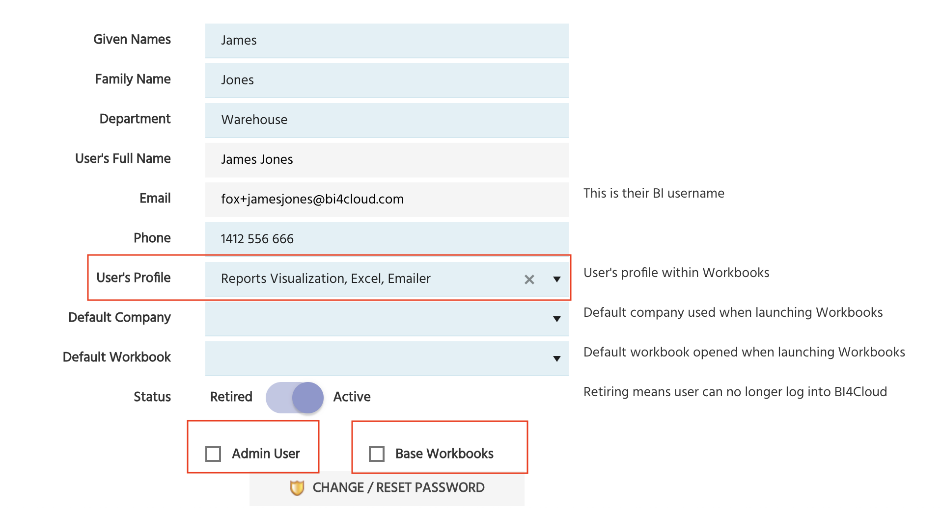 Add Users and User Access – BI4Cloud Help Centre